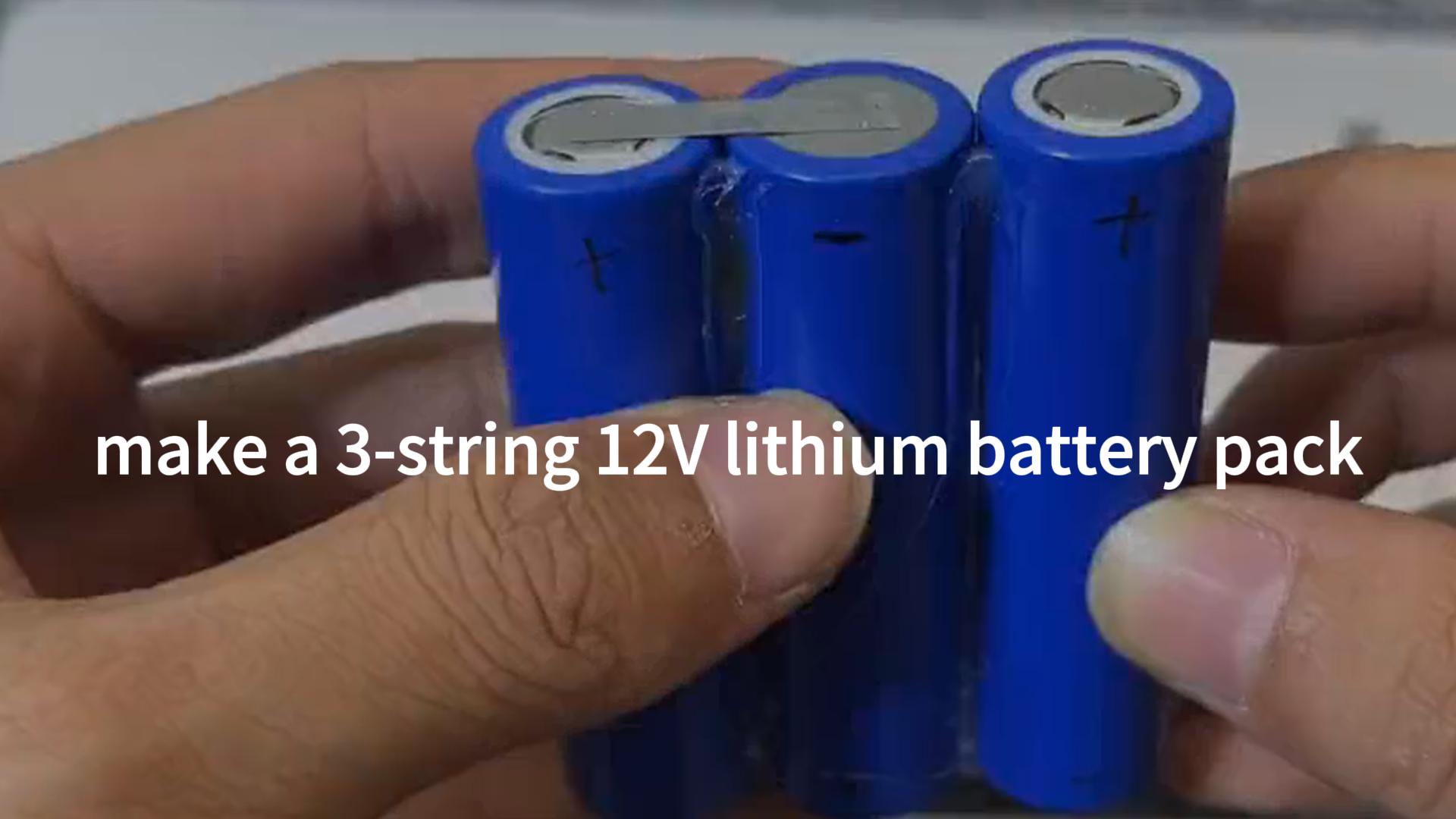 DIY 12V Battery Pack with 18650 Lithium Batteries – Step-by-Step Guide