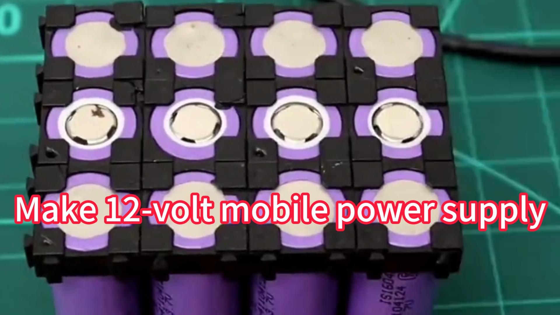 Build a 12V Portable Power Supply with 18650 Lithium Batteries – DIY Guide