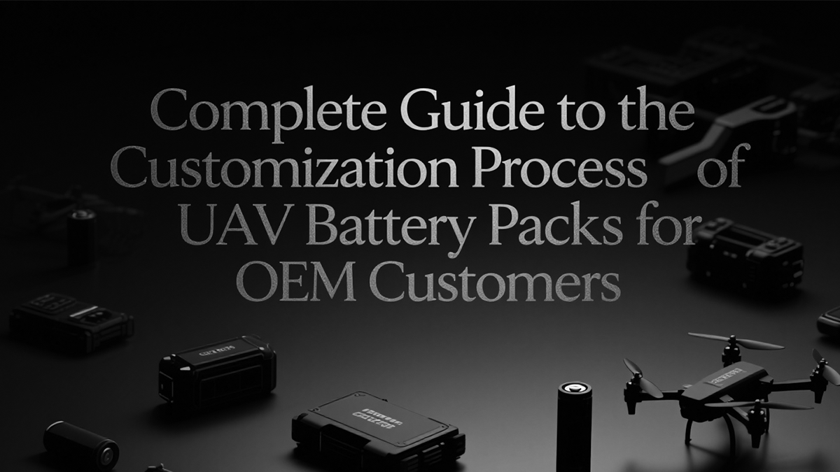 A Complete Step-by-Step Guide to Customizing UAV Battery Packs for OEM ...